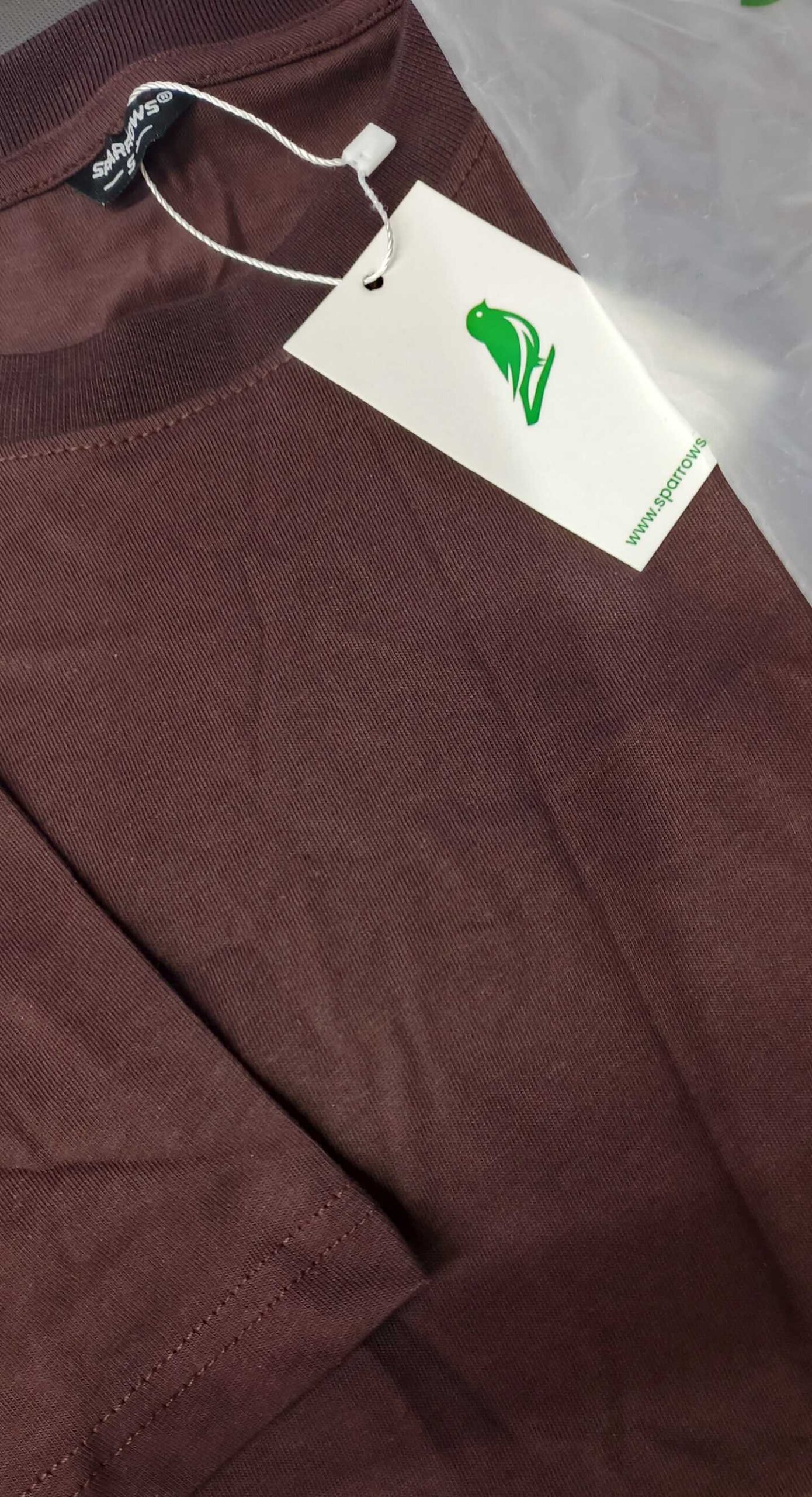 Plain Logo Embroidered Tee — By Sparrows - sparrows.com.pk